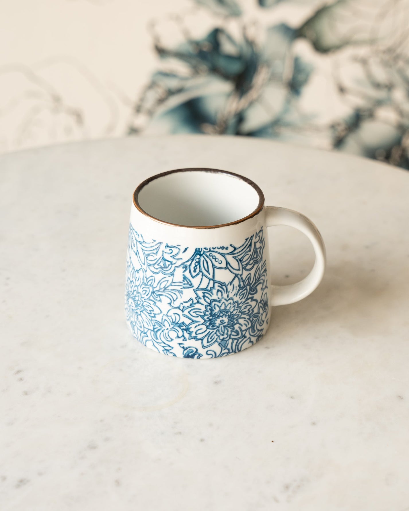 blue and white mugs {set of three} – Maman Retail & E-Comm