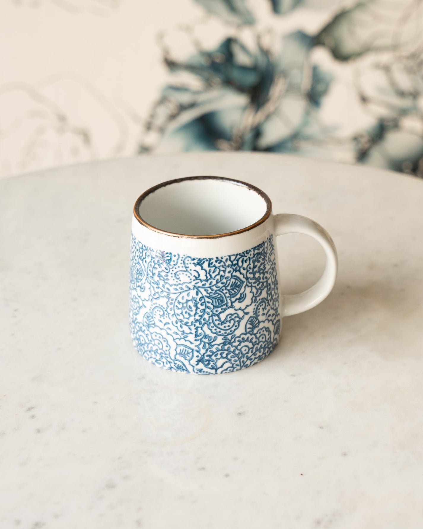 blue and white mugs {set of three} – Maman Retail & E-Comm